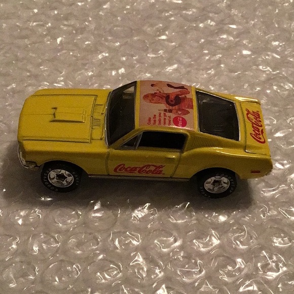 MATCHBOX | Toys | 968 Mustang Cobra Jet Yellow Coca Cola Matchbox ...